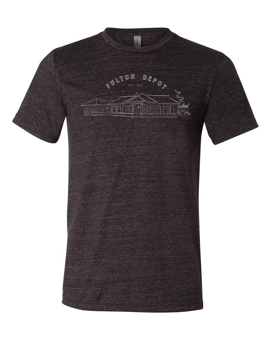 Fulton Train Depot Illustrated T-shirt – Grae Studio Design